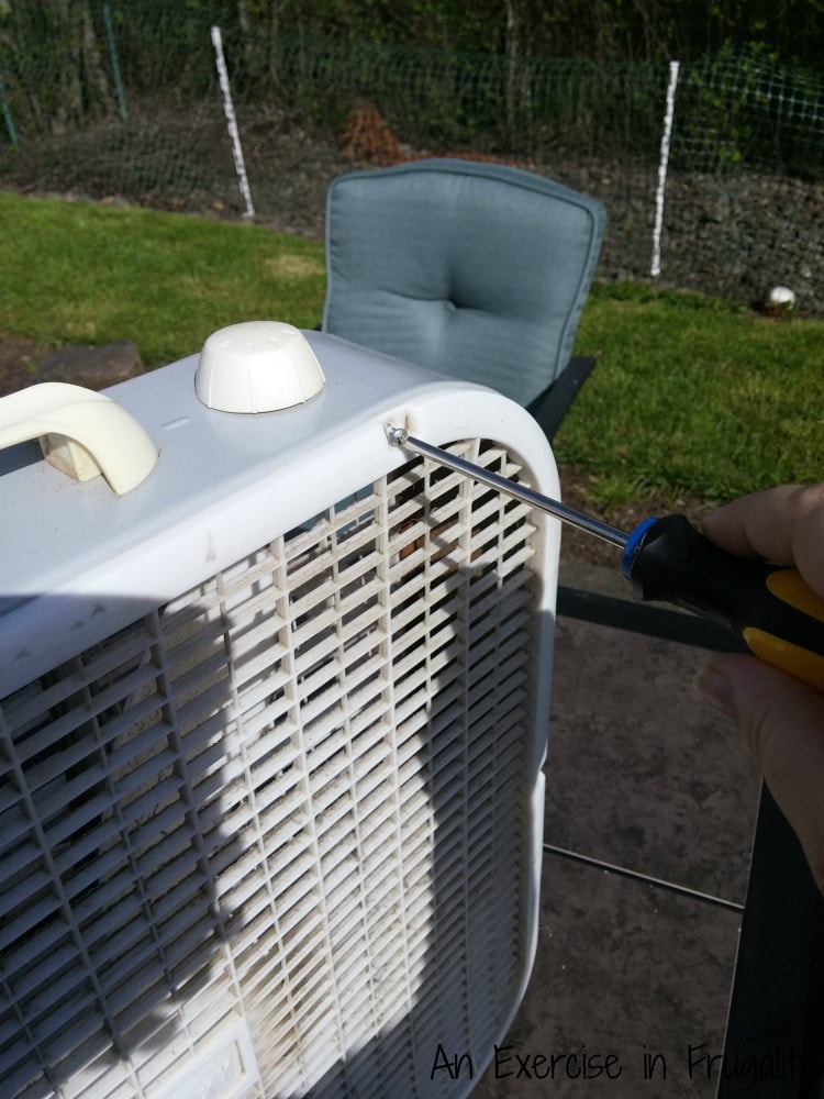 How To Clean And Paint A Box Fan An Exercise In Frugality