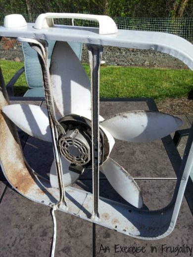 How to Clean and Paint a Box Fan - An Exercise in Frugality