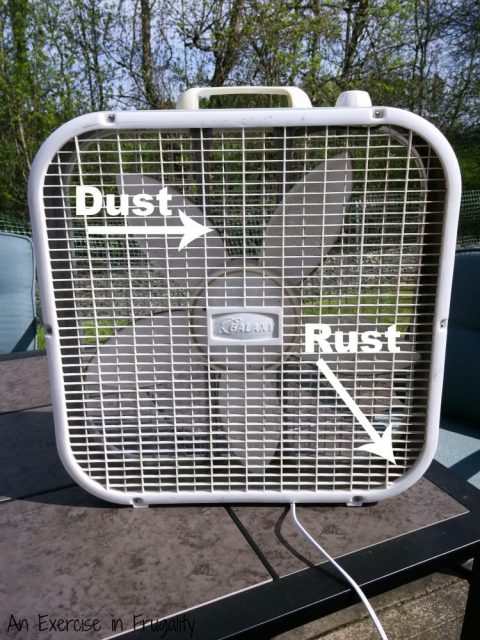 How to Clean and Paint a Box Fan - An Exercise in Frugality