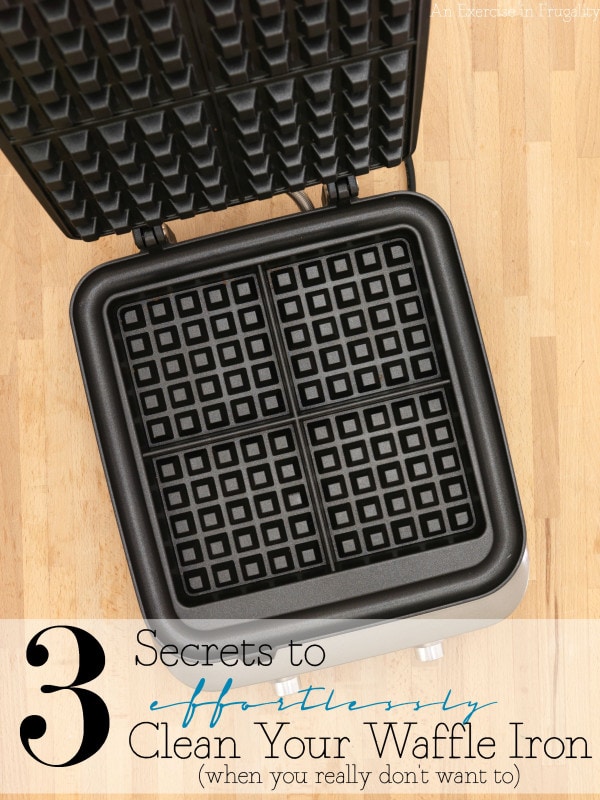 How to Clean a Waffle Iron Effortlessly! - An Exercise in Frugality
